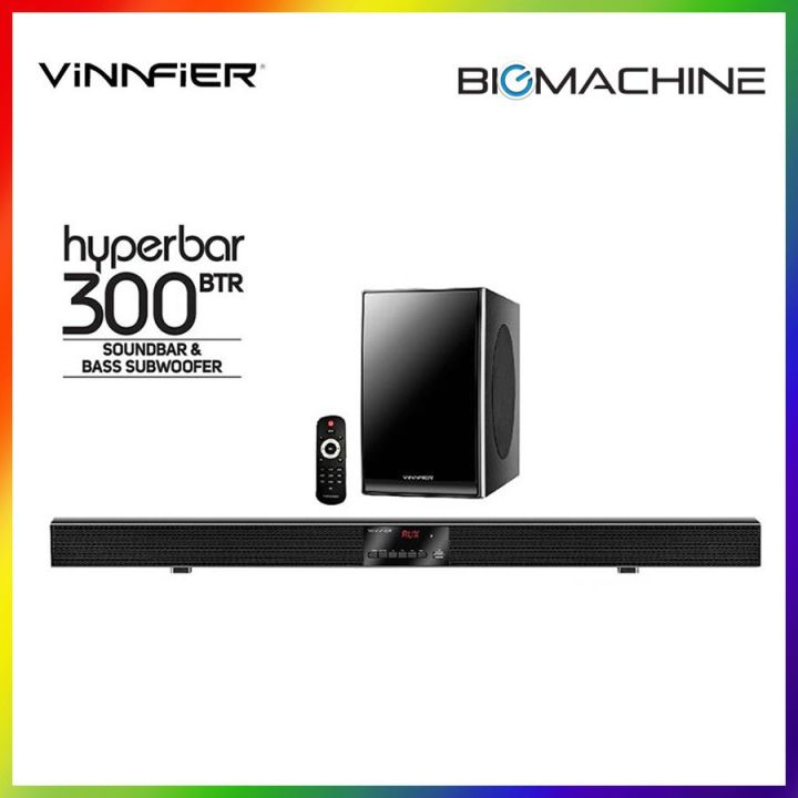VINNFIER HyperBar 300 | 500 | 800 Bluetooth Soundbar With Remote ...