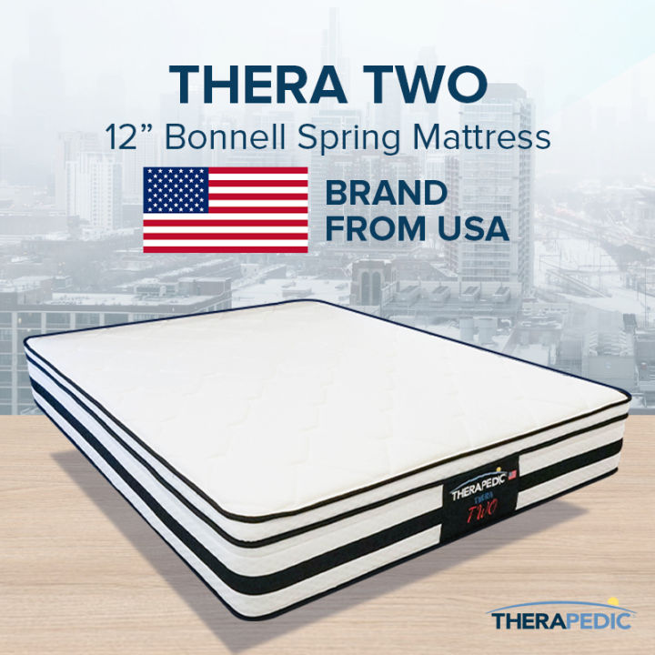 Therapedic USA "THERA TWO" Hybrid Mattress Spring with Foam (11.5 ...