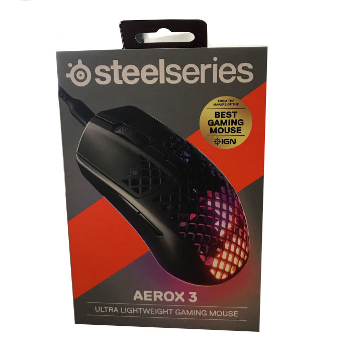Steelseries Aerox 3 Super Light Gaming Mouse 8500 Cpi Truemove Core ...