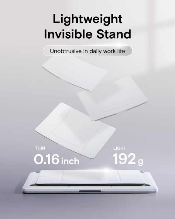 MOFT Invisible Stand Foldable Laptop Stand Adjustable Non-adhesive design - One Piece for ...