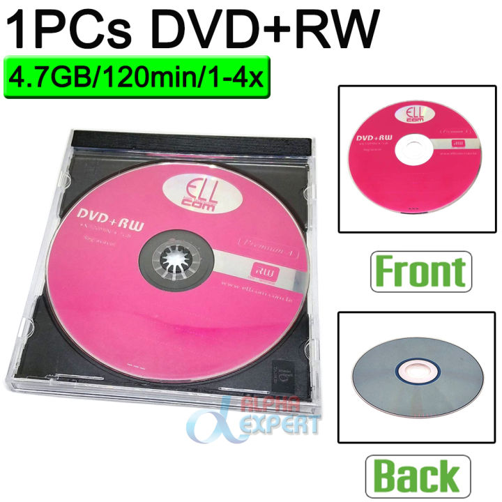 1PCs DVD+RW Blank discs Recordable Rewritable compact disc 4.7GB/120min ...