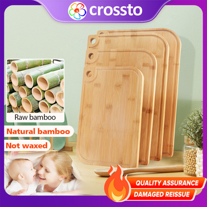 Crossto Bamboo Cutting Board chopping board household solid wood ...
