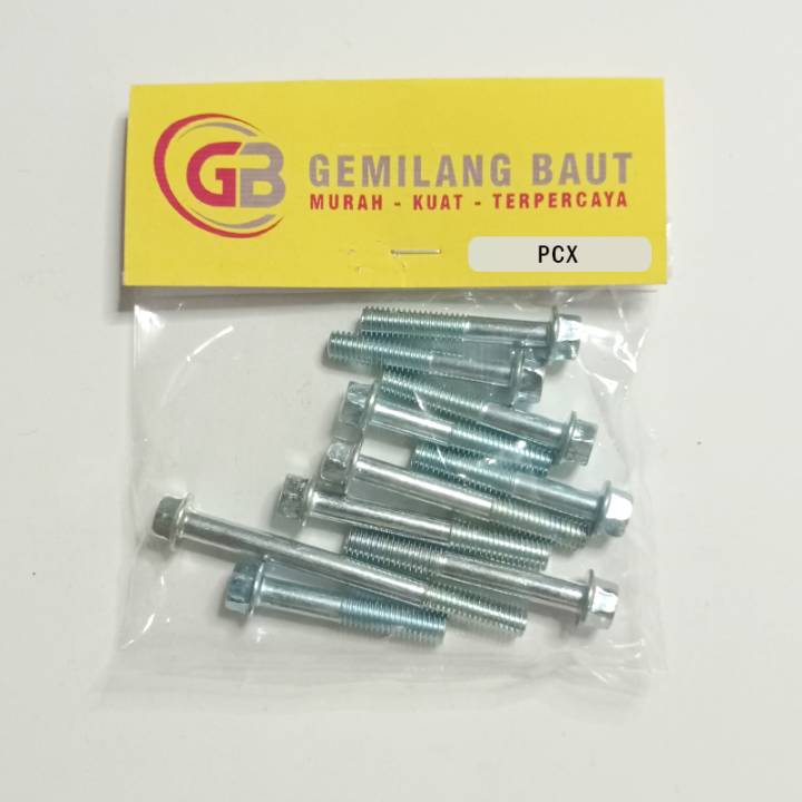 1 Set Baut Blok CVT Honda PCX / Baut Blok CVT Crengkes Honda PCX ...
