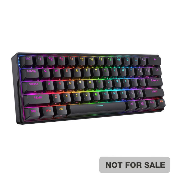 DK61 Shadow Mechanical Keyboard 60%% Layout, Wired/Bluetooth, RGB ...