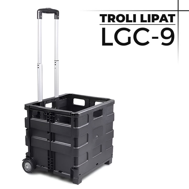 trolly koper LGC-9 lipat trolly lipat dengan box yang bisa di lipat new ...