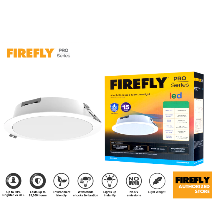 Firefly Pro Series Water Resistant LED Downlight IP44 | Lazada PH