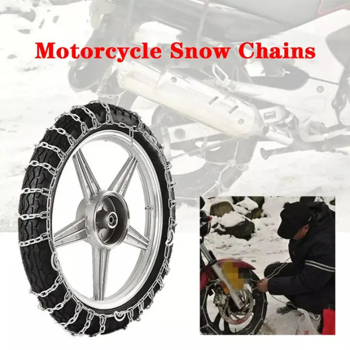 Vanessa0 Motorcycle Snow Chains Wear-resistant Anti-skid Automatic Mud ...