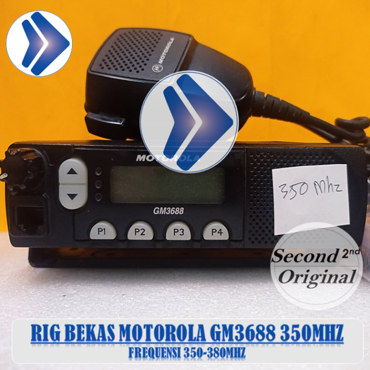 RIG BEKAS MOTOROLA GM3688 UHF LOW 350-380Mhz | Lazada Indonesia