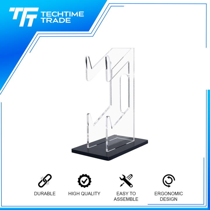 Gigaware Universal Acrylic Dual Controller Stand Rack for DualShock PS5 ...