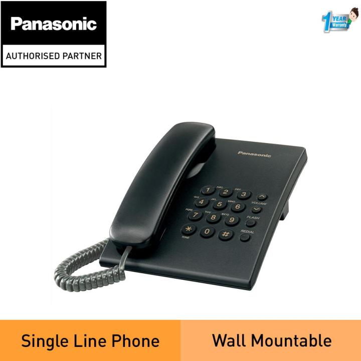 PANASONIC KX-TS500 SINGLE LINE PHONE WALL MOUNTABLE | Lazada