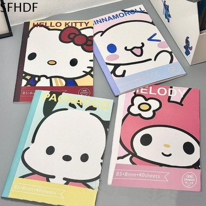 SFHDF Cute Kawaii B5 Notebooks Cartoon Kuromi My Melody B5 Writing ...
