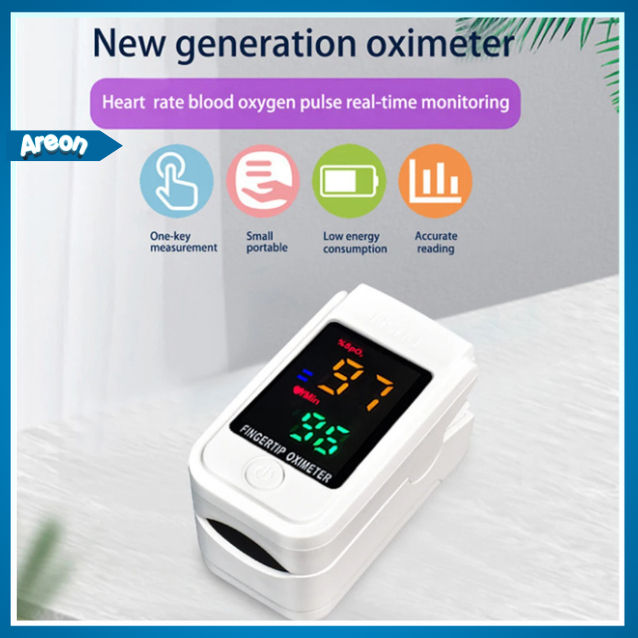 BLOOD GLUCOSE METER Blood Oxygen Finger Pulse Oximeter Digital ...
