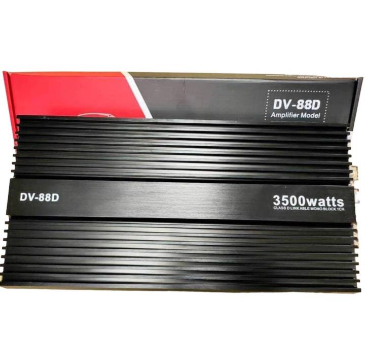 DV-88D เพาเวอร์ขับซับ 3500W ขับซับแรงๆ เสียงดี ขับดอกซับได้สูงสุดถึง 12นิ้ว220 อัดได้ยาวๆ ...