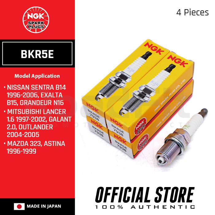 NGK BKR5E Standard Spark Plugs for Sentra B14, Exalta, B15, Grandeur ...
