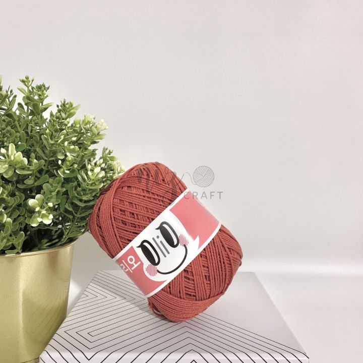 YARN-A Olio Yarn (Cupra + Acrylic + Polyamide) 709 VINTAGE ORANGE | Lazada