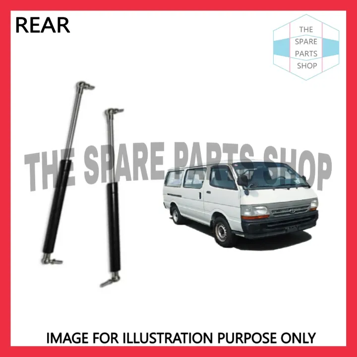 TOYOTA HIACE LH113 REAR BOOT DAMPER GAS SPRING BONNET ABSORBER LEFT AND ...