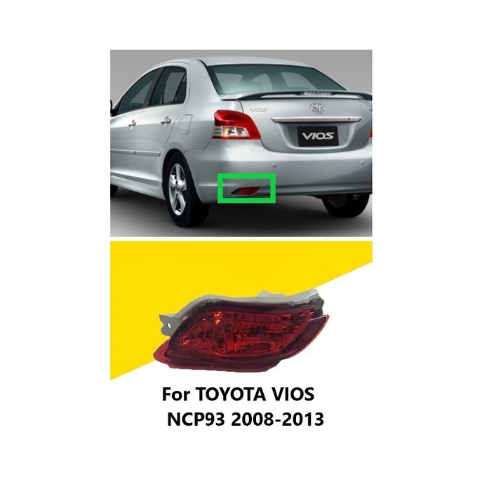ไฟเบรกกันชนหลัง สําหรับ TOYOTA VIOS NCP93 2008 2009 2010 2011 2012 2013 gen2 batman | Lazada.co.th