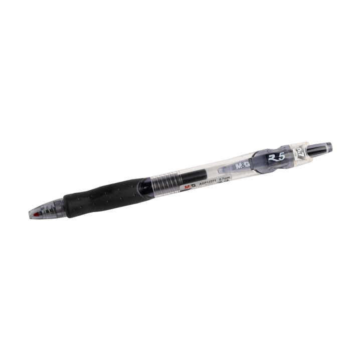 M&G R5 Retractable Gel Pen 0.7mm Black AGP12371 (12pcs) | Lazada PH