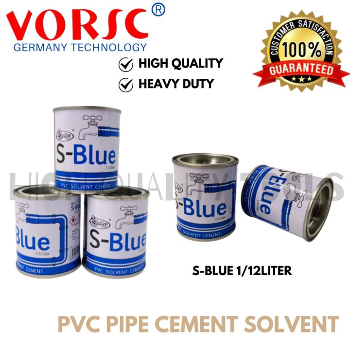 BLUE PVC PIPE CEMENT SOLVENT (1/12 LITER) | Lazada PH