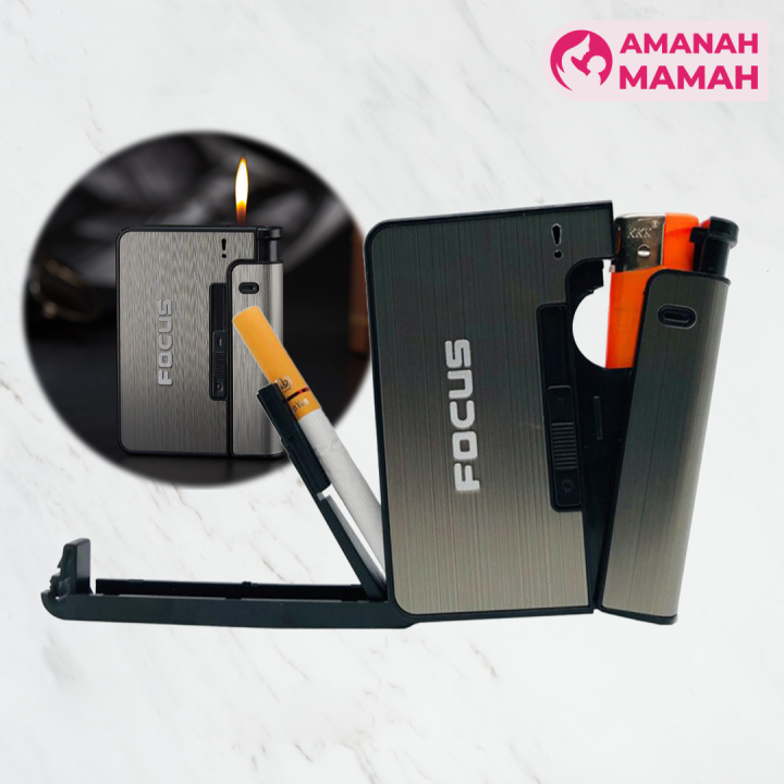 Kotak Penyimpanan Roko dan Korek Keren Wadah Rokok RKK RK Bungkus Metal ...