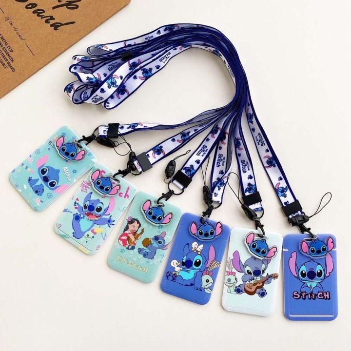 LAOO Student Portable Bank Card Bus Card Cover Blue Meal Card Cartoon ...