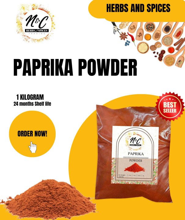 Spanish Paprika Powder 50g 100g 250g 500g 1kg Herbs and Spices | Lazada PH