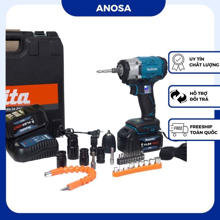 Máy siết bulong Makita 20v không chổi than, máy bắn bulong hàng cao cấp 2022 | Lazada.vn