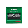 Green Emergency Break Glass, Fire Alarm Switch Break Glass Model: DAL-2 ...