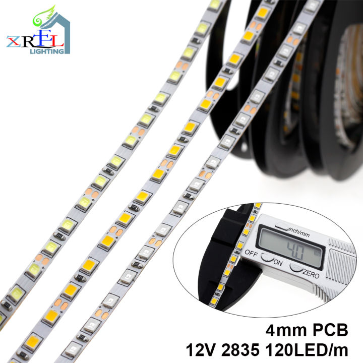 4mm Narrow Width DC12V LED Strip 2835 120led/m 5 Meters Flexible Strip ...