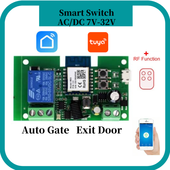 Smart life Tuya Automatic door Wifi Auto gate WiFi RF Wireless Smart ...