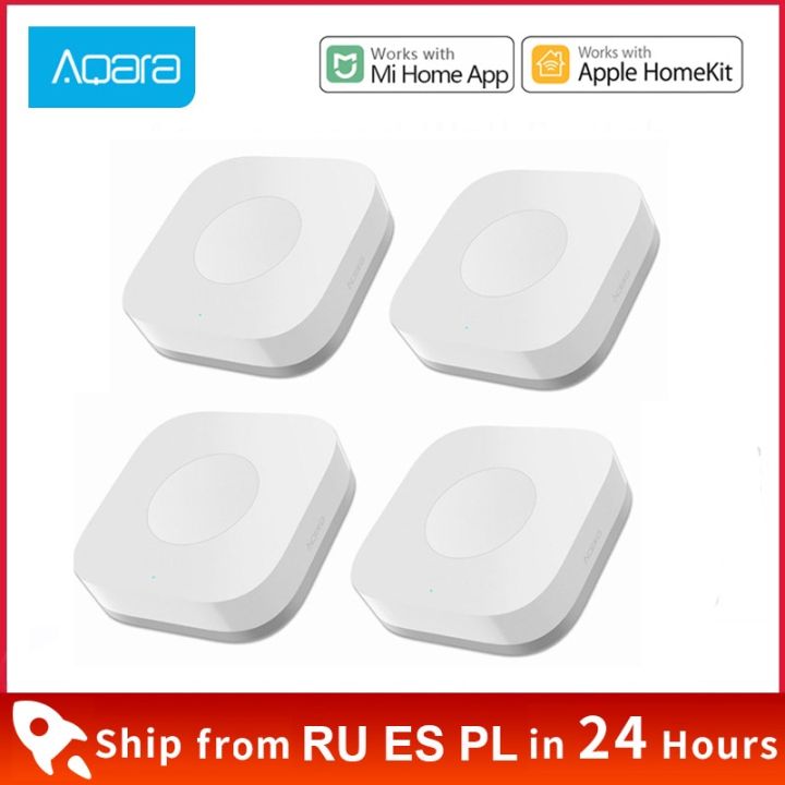 [HOT 2023] Aqara Sensor Smart Wireless Mini Switch Zigbee Connection Remote One Key Control ...