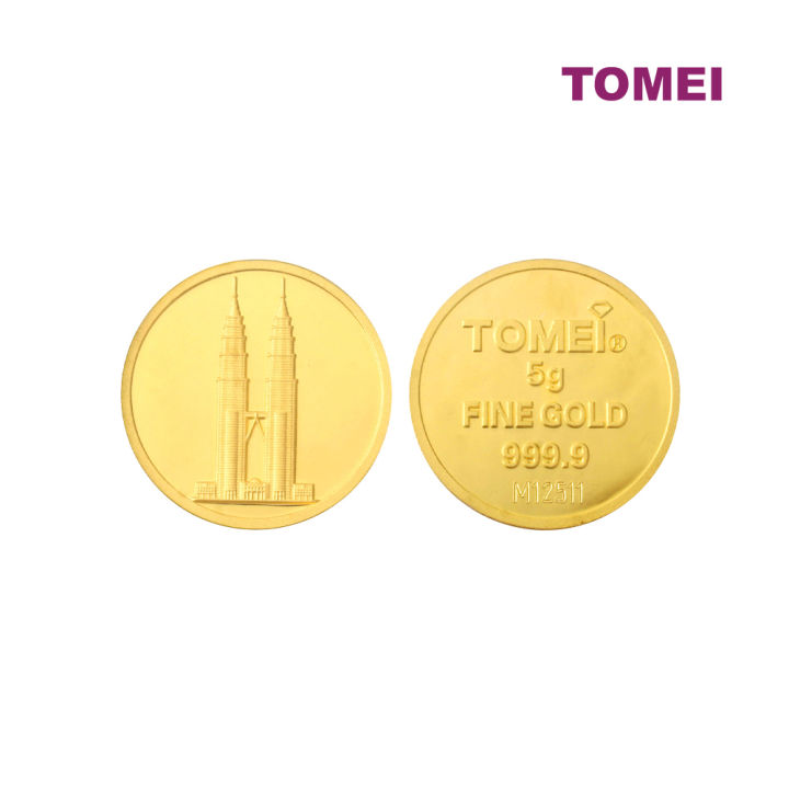 [Tomei Exclusive] KLCC Twin Towers Wafer | 2 Gram | 5 Grams | Fine Gold 9999 | Lazada
