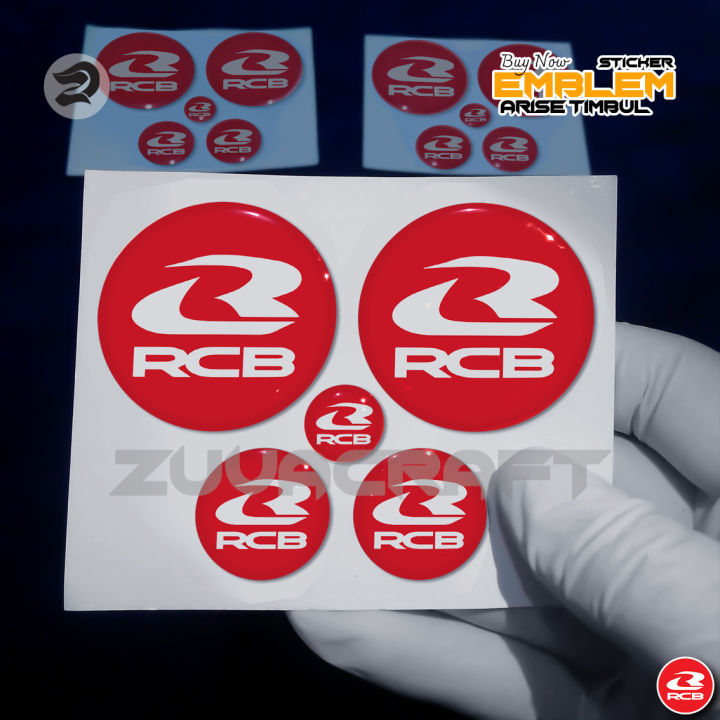 STIKER MOTOR TIMBUL EMBLEM LOGO RCB YAMAHA AEROX NMAX LEXI | Lazada ...