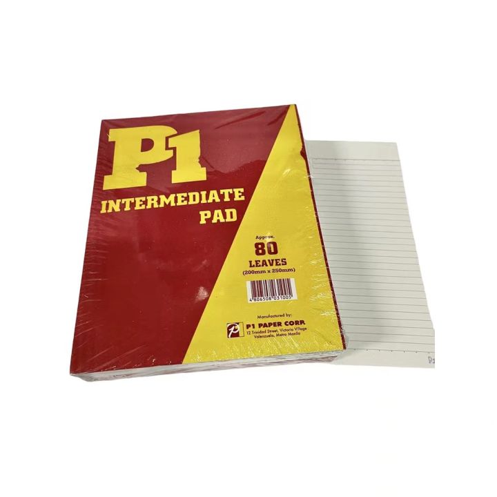 Intermediate Pad Paper Long Writing Pad Sold per ream(10pads) 80Leaves ...
