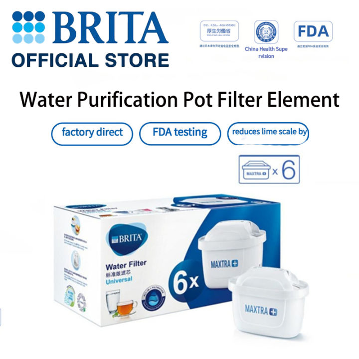 Brita MAXTRA Replacement Water Filter Cartridges 6 Pack Per Box Made in ...