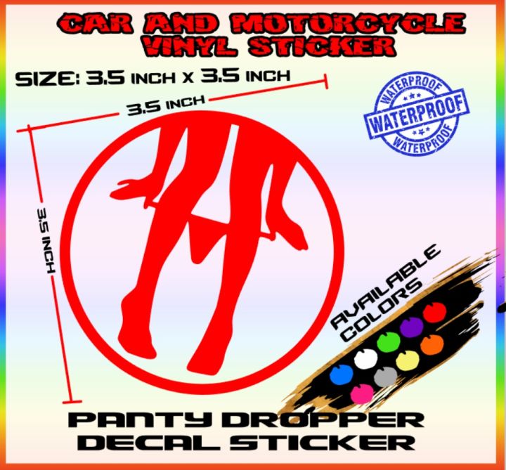 Panty dropper sticker logo decals | Lazada PH