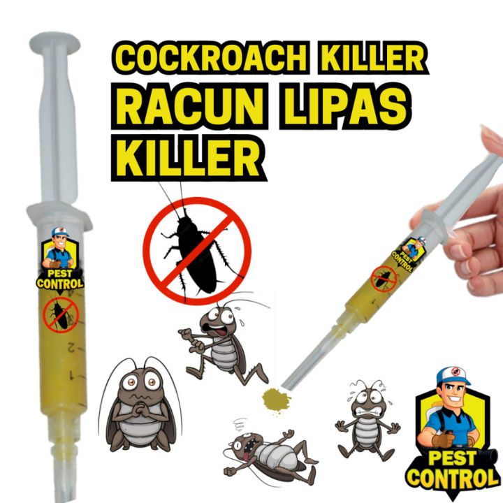 Cockroaches killer Lipas Ubat Gel Bait Effective Killing Cockroach Bait Pest Control Ubat Lipas ...