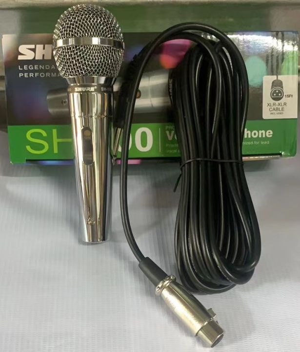 Shure Karaoke SH-100 High-End Dynamic Wired Microphone | Lazada PH