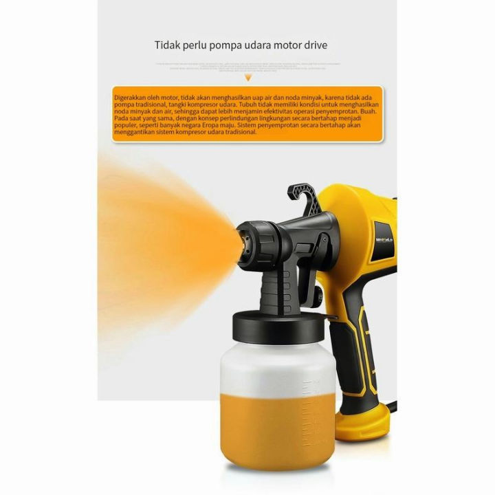 Tool superman 450W 800ML semprot listrik Electric Spray Gun Paint ...