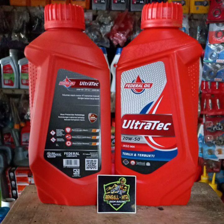 oli federal 800 ml . ultratec 800ml oli mesin motor honda sesuai untuk supra x 125 , revo ...