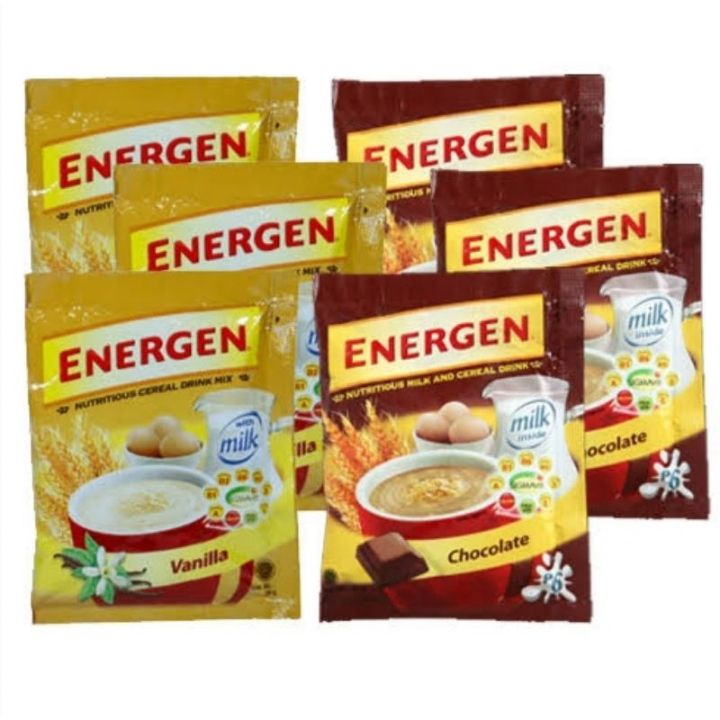 Energen Cereal Drink 10's x 40g ( CHOCO and VANILLA) | Lazada PH
