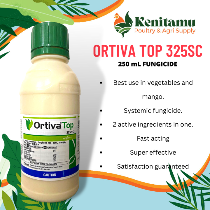 ORTIVA TOP 325SC 250mL FUNGICIDE BY: SYNGENTA FOR PLANT CARE AND CROPS ...