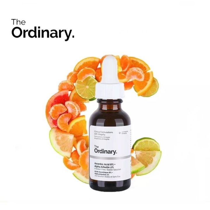 The Ordinary Ascorbic Acid 8 Alpha Arbutin 2 Vitamin C Serum [30ml