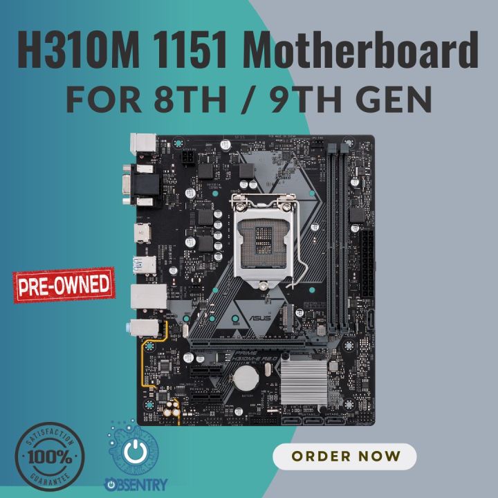 H310M Motherboard Socket 1151 For 8th gen 9th gen Intel Processors ...
