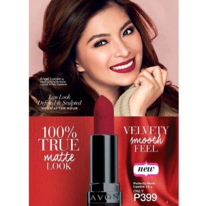 Avon True Color Perfectly Matte Lipstick RED SUPREME 3.6g | Lazada PH
