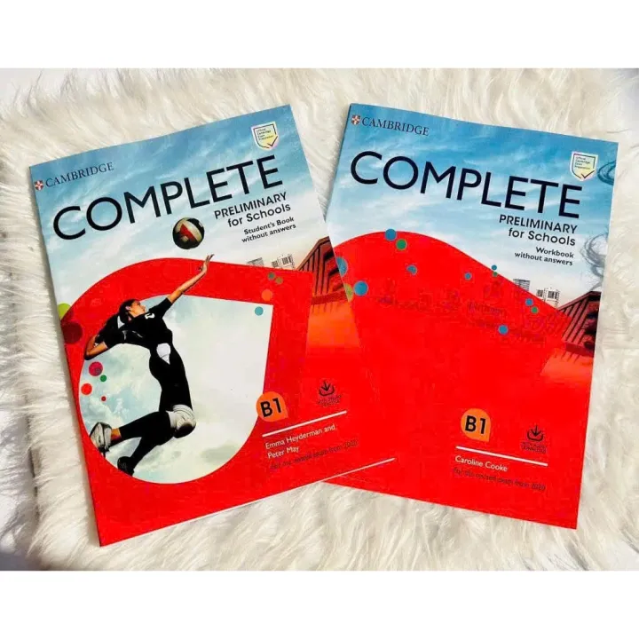 Bộ - - Bản in - Complete Pet B1 preliminary for school - SB màu + WB ...