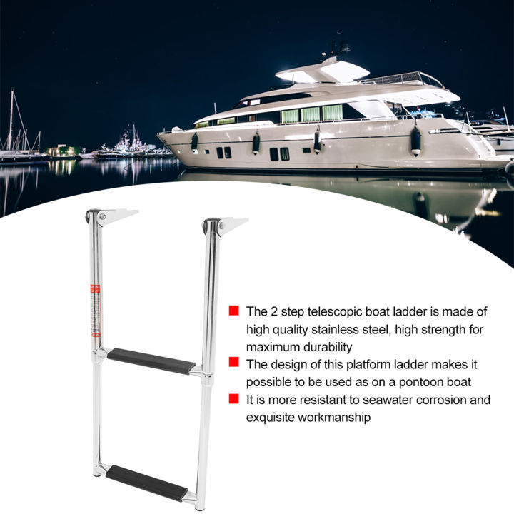 บันได Telescopic Ladder 2 Step Ladder Marine 2 Step Ladder Telescopic ...