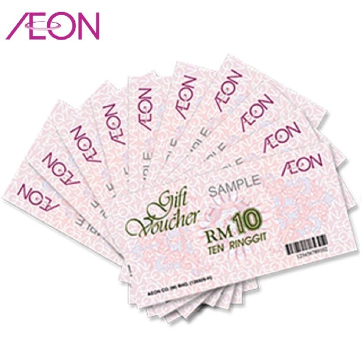 Ready Stock AEON gift voucher RM 10 (expiry date 2024) | Lazada