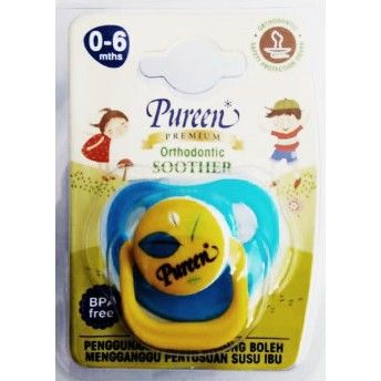 PUREEN Premium Orthodontic Soother 0-6M/6-12m Baby Soother With Cover ...