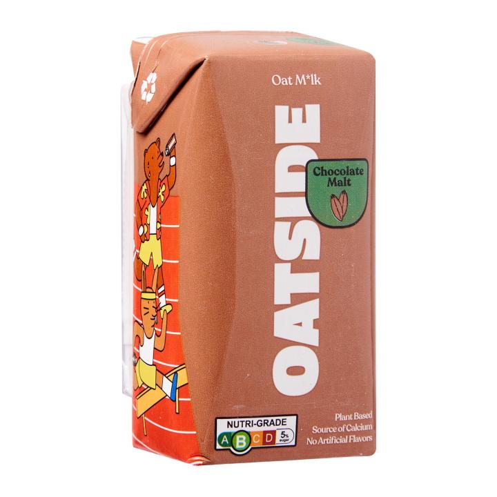 Oatside Chocolate Malt Oat Milk w Straw 200ml - Fun & Malty Daily Fuel | Lazada Singapore
